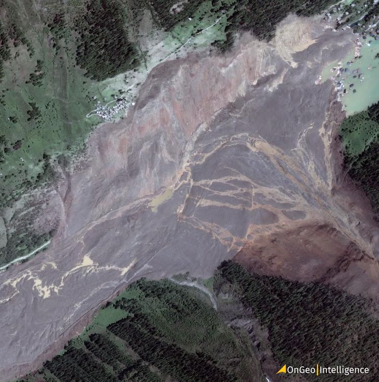 Glacier Landslide Destroys Swiss Village Blatten